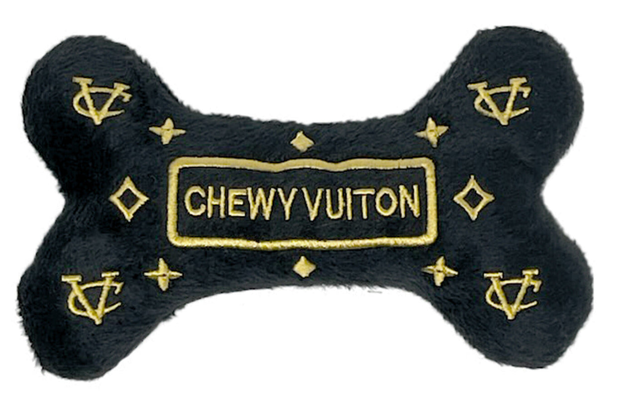 Chewy Vuiton Noir Bone Large – Dog Diggin Designs
